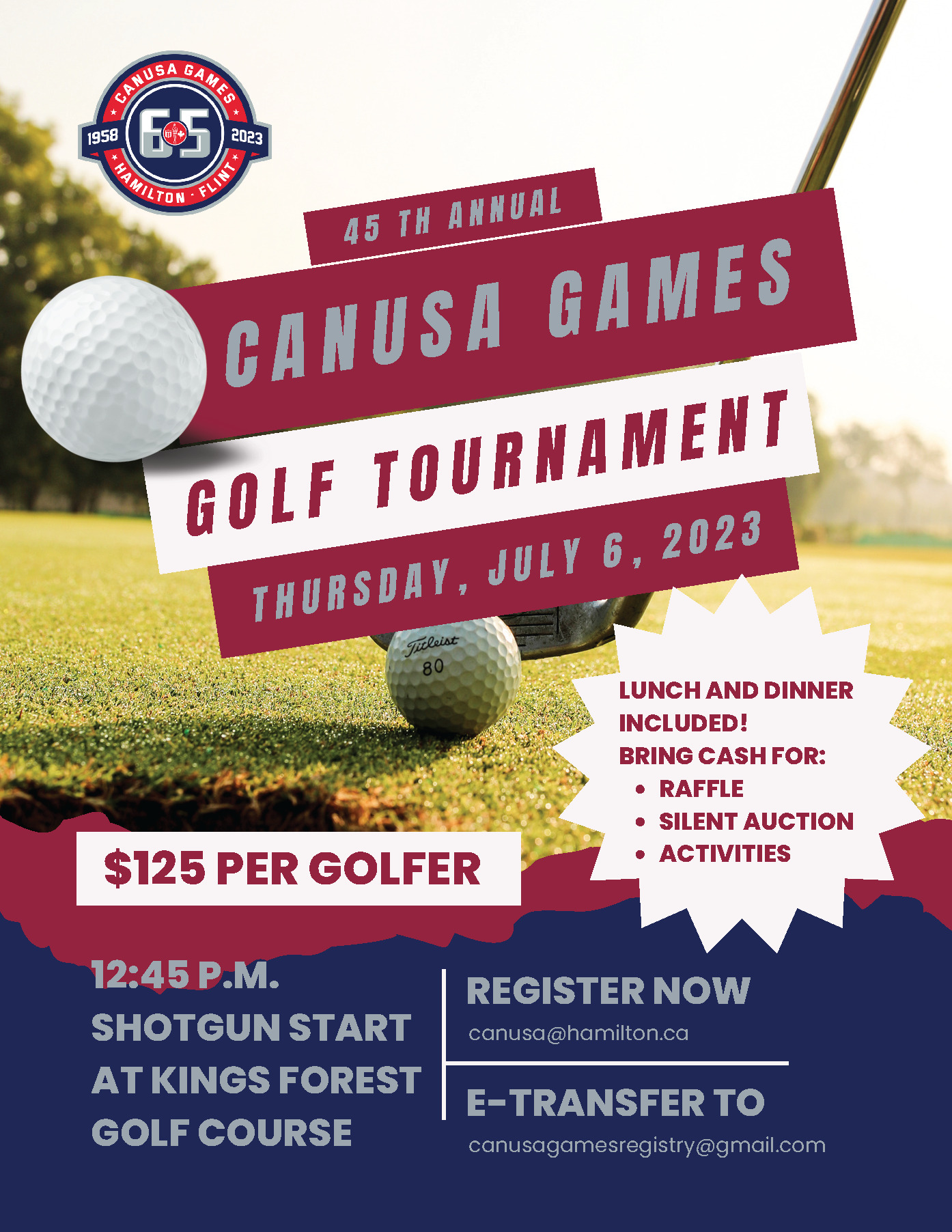2023 GOLF TOURNAMENT - SOLD OUT! - Canusa Games